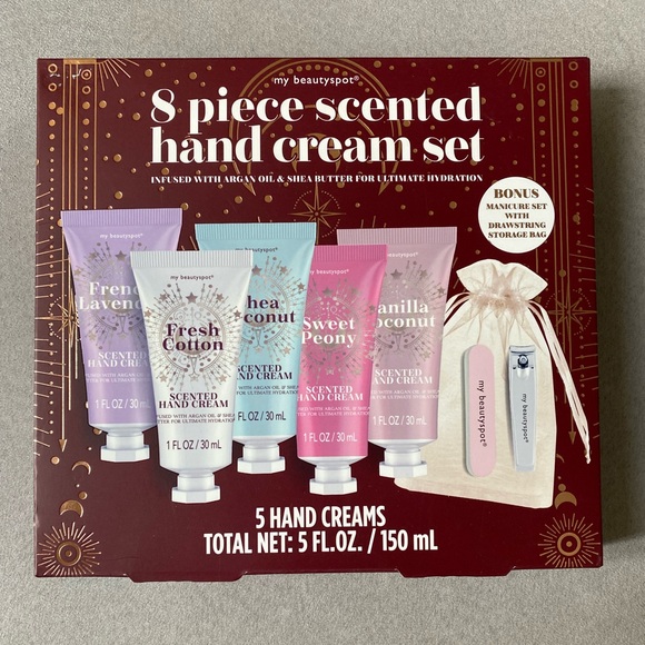 my beauty spot | Skincare | New 8 Piece Scented Hand Cream Set 5 Hand ...